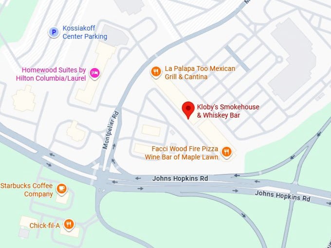 16. kloby's smokehouse & whiskey bar's map