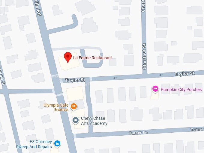 16. la ferme restaurant's map