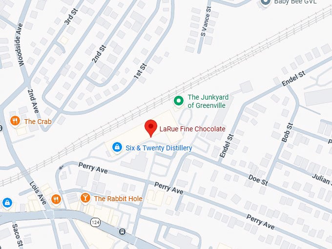 16. larue fine chocolate map