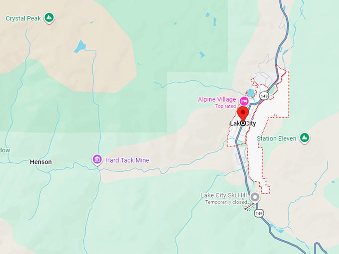 16. lake city map
