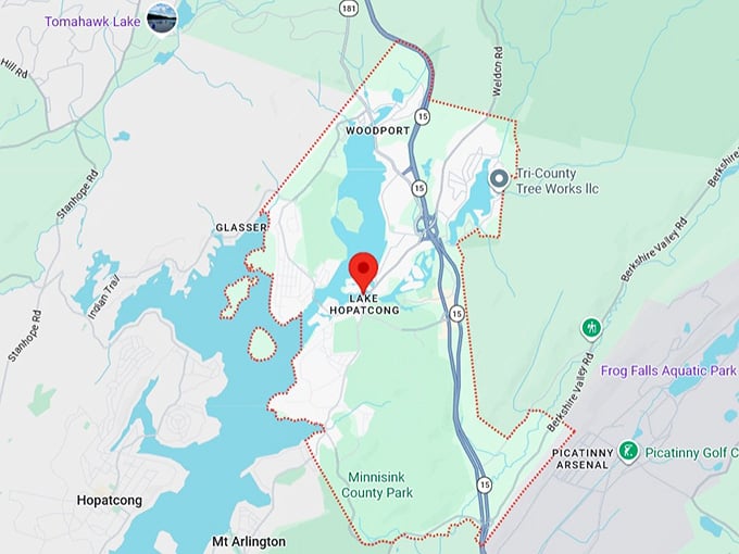 16. lake hopatcong map