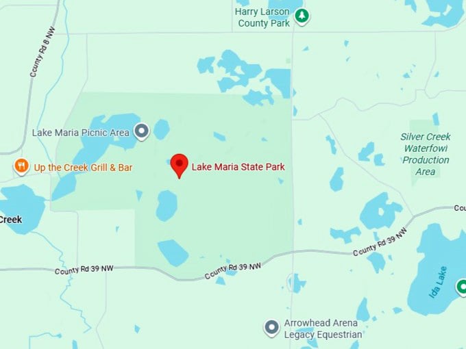 16. lake maria state park map