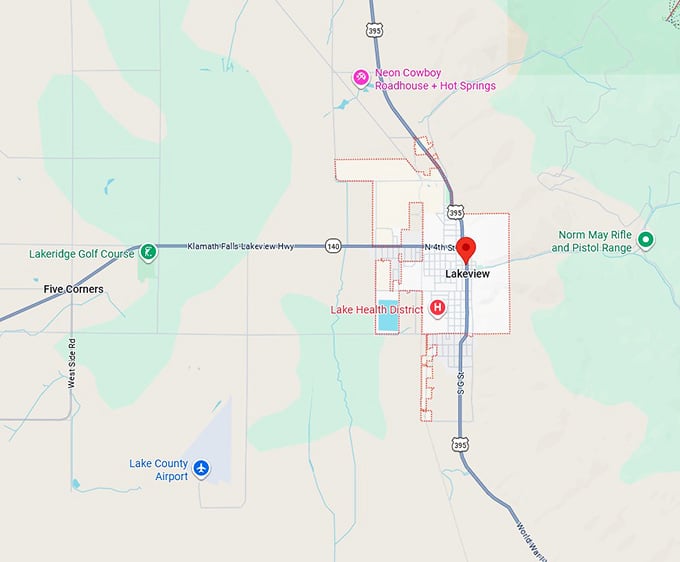 16. lakeview, or map