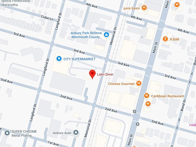 16. latin diner map