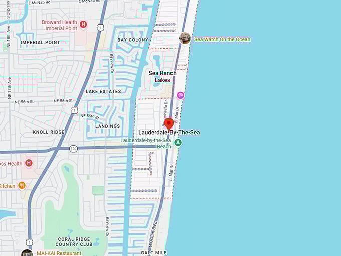 16. lauderdale by the sea map