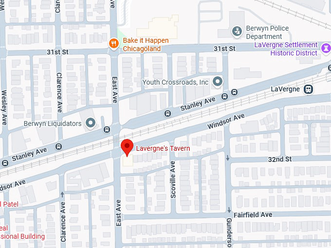 16. lavergne's tavern map