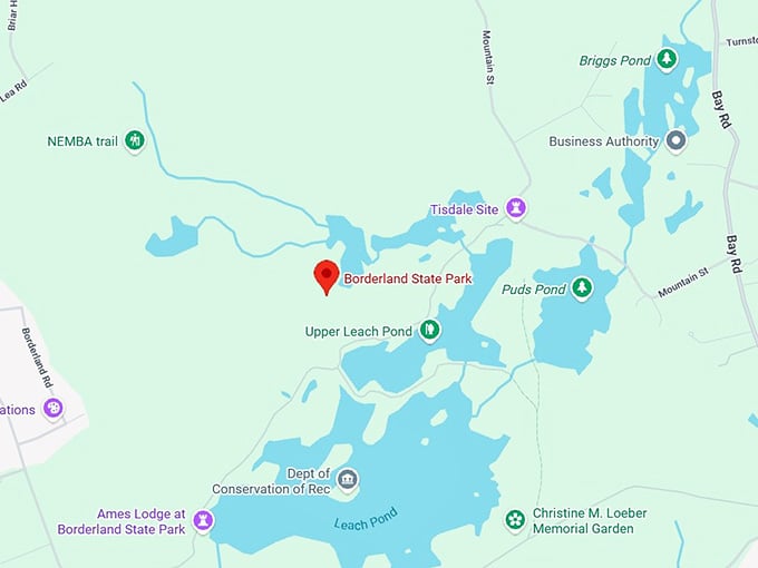 16. leach pond trail map