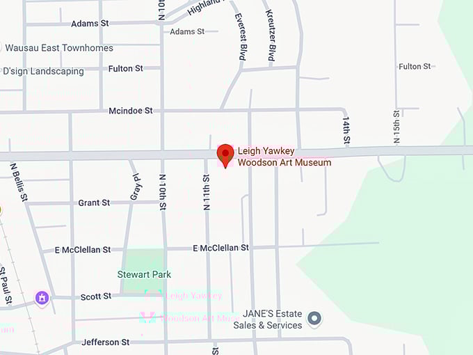 16. leigh yawkey woodson art museum map