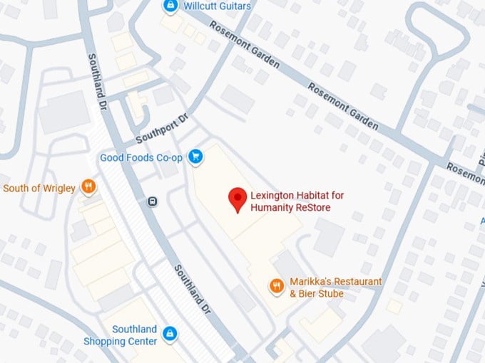 16. lexington habitat for humanity restore map