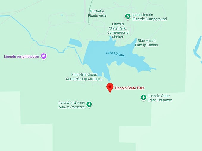 16. lincoln state park map