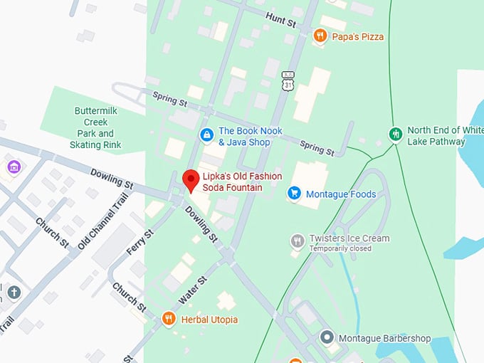 16. lipka's old fashion soda fountain map