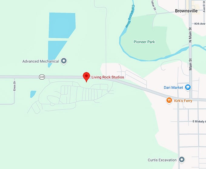 16. living rock studios map