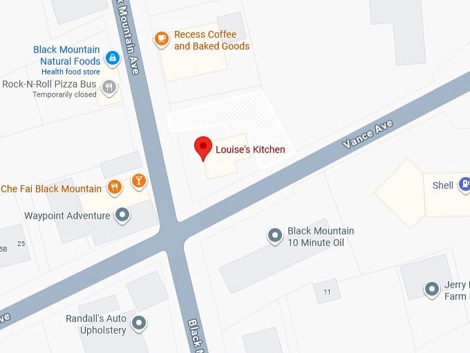 16. louise's kitchen's map