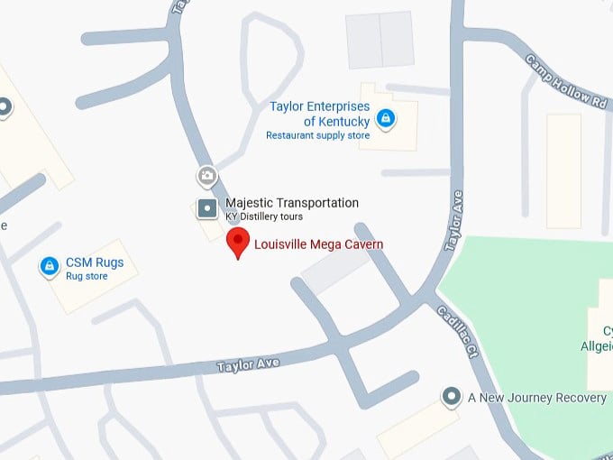 16. louisville mega cavern map