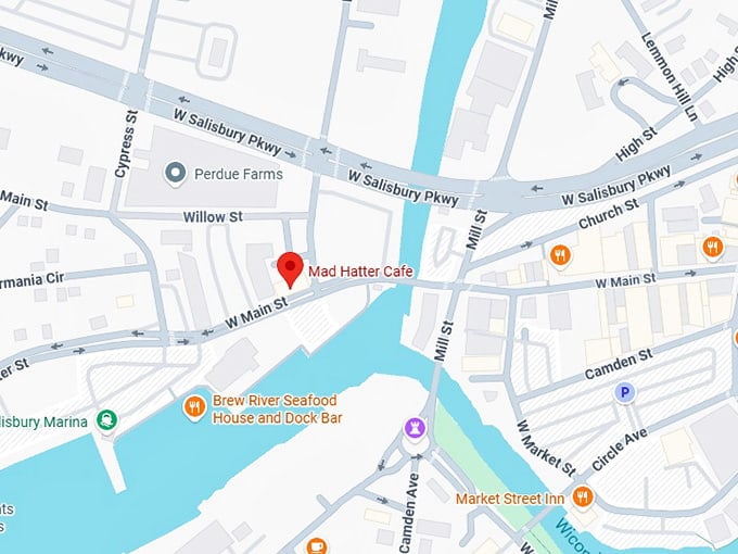 16. mad hatter cafe map