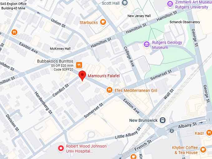 16. mamoun's falafel map