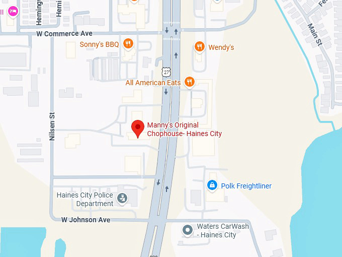 16. manny's original chophouse haines city map