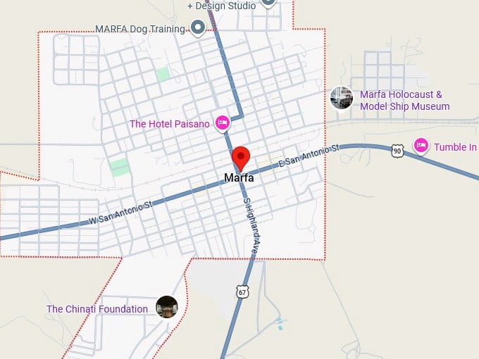 16. marfa map