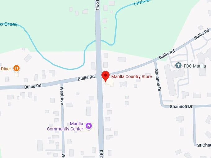 16. marilla country store map