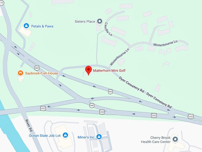 16. matterhorn mini golf map