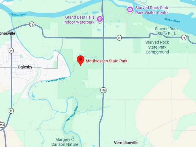16. matthiessen state park map