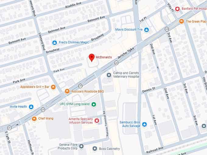 16. mcdonald's map