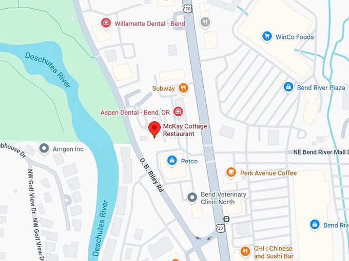 16. mckay cottage restaurant map