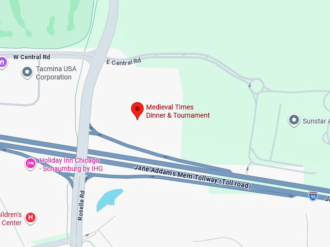 16. medieval times dinner & tournament map