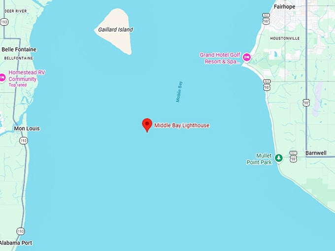16. middle bay lighthouse map