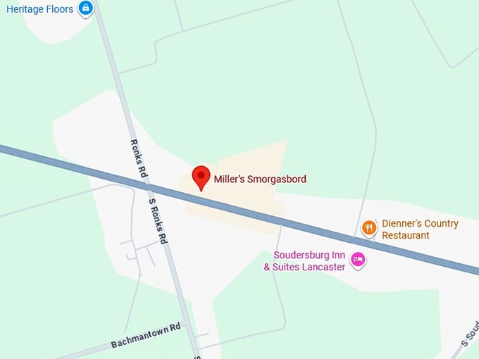 16. miller&rsquo;s smorgasbord's map