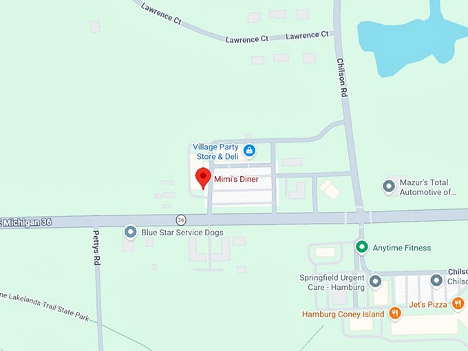 16. mimi's diner map