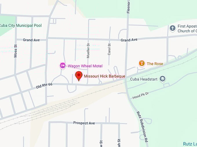 16. missouri hick barbeque map