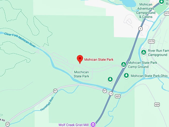 16. mohican state park map