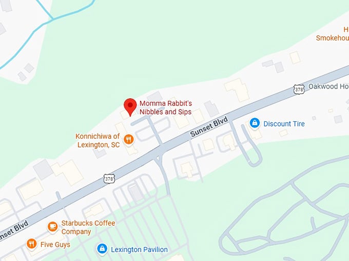 16. momma rabbit's nibbles and sips map