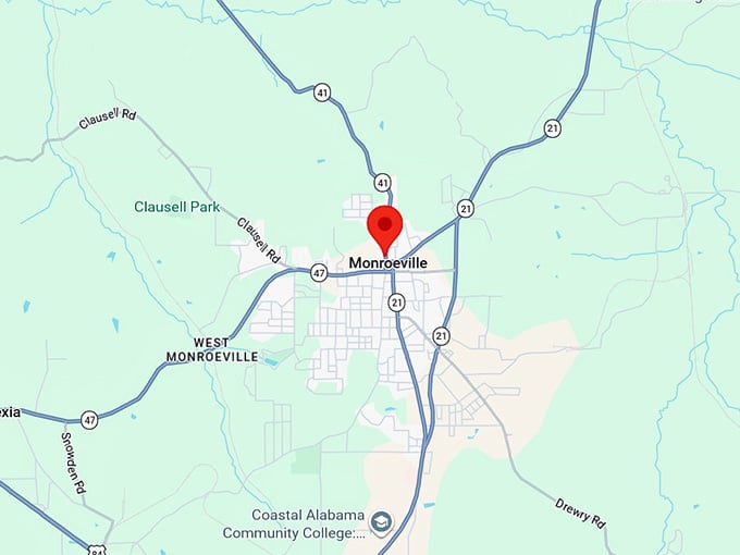 16. monroeville al map