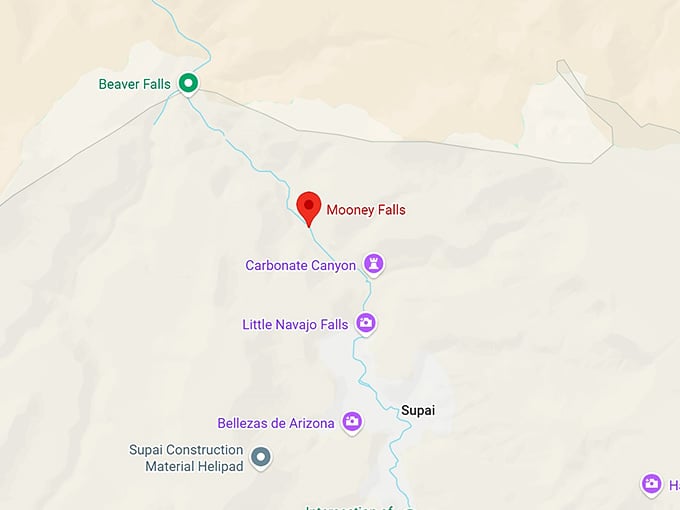 16. mooney falls map