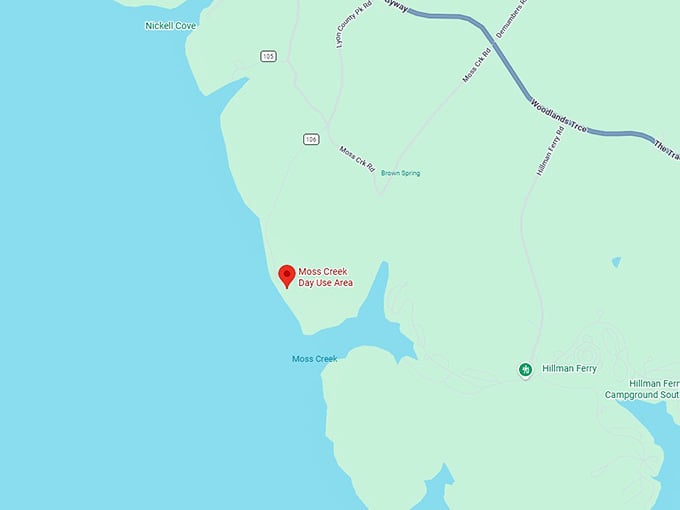 16. moss creek day use area map