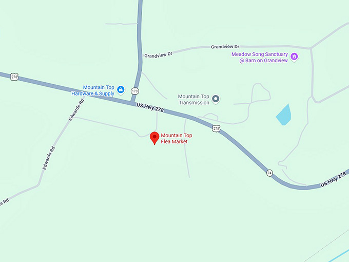 16. mountain top flea market map