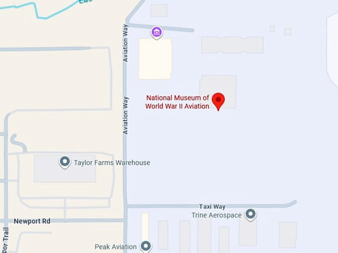 16. national museum of world war ii aviation map