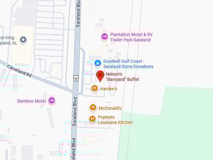 16. nelson's barnyard buffet map