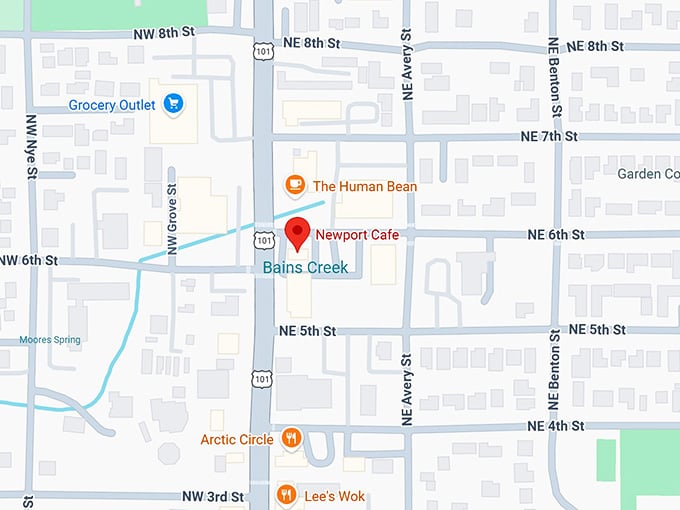 16. newport cafe map