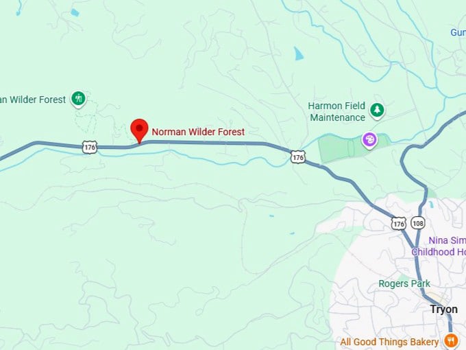 16. norman wilder forest red trail map
