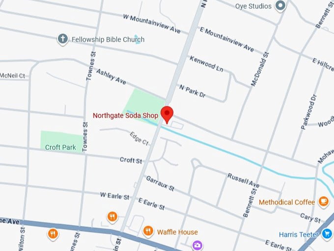 16. northgate soda's map