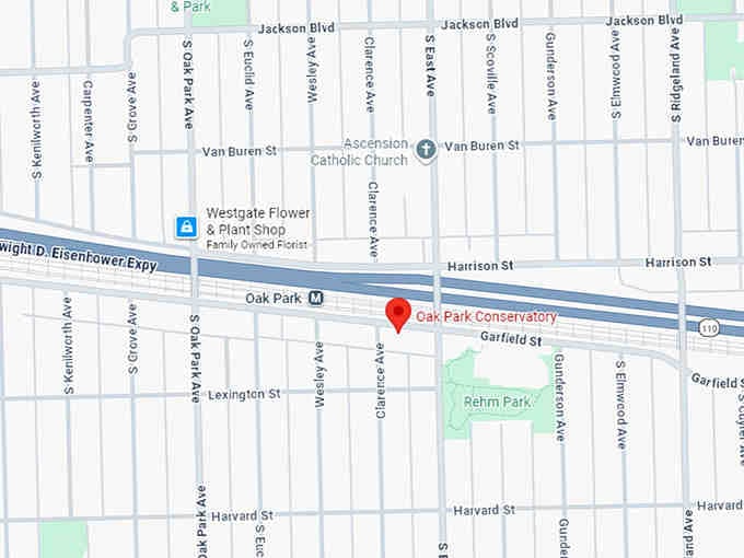 16. oak park conservatory map