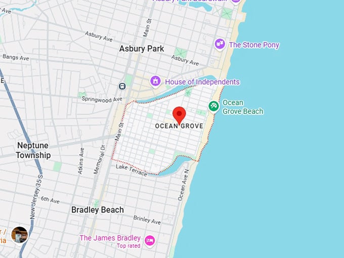 16. ocean grove map