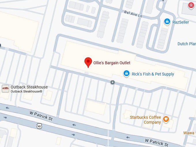 16. ollie's bargain outlet map