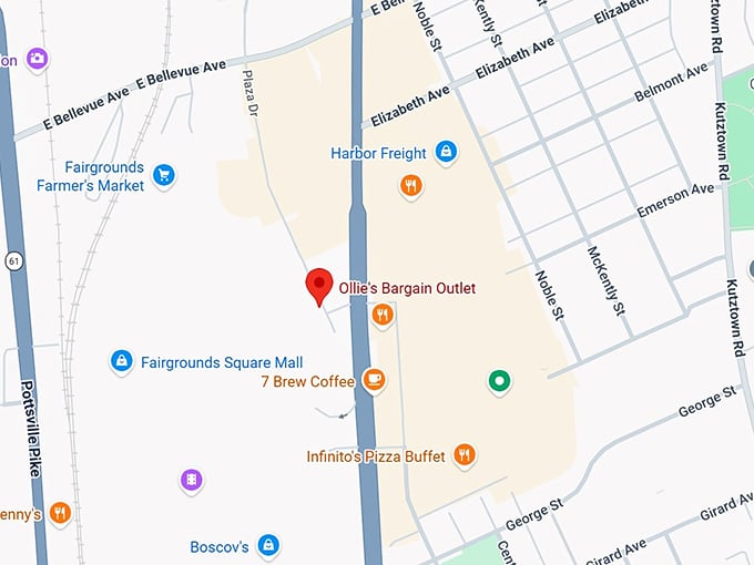 16. ollie's bargain outlet map
