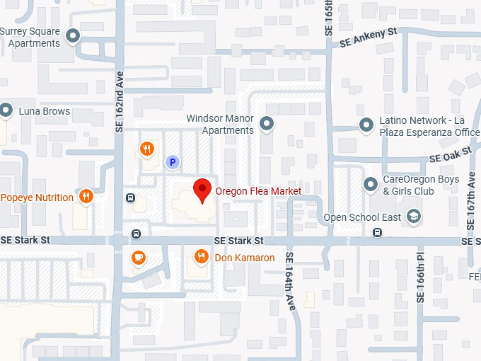 16. oregon flea market map