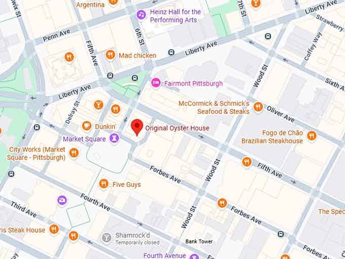 16. original oyster house map