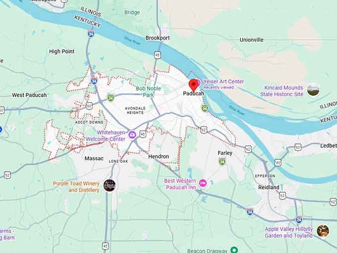 16. paducah map
